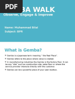 Gemba Walk Template for Process Improvement | PDF