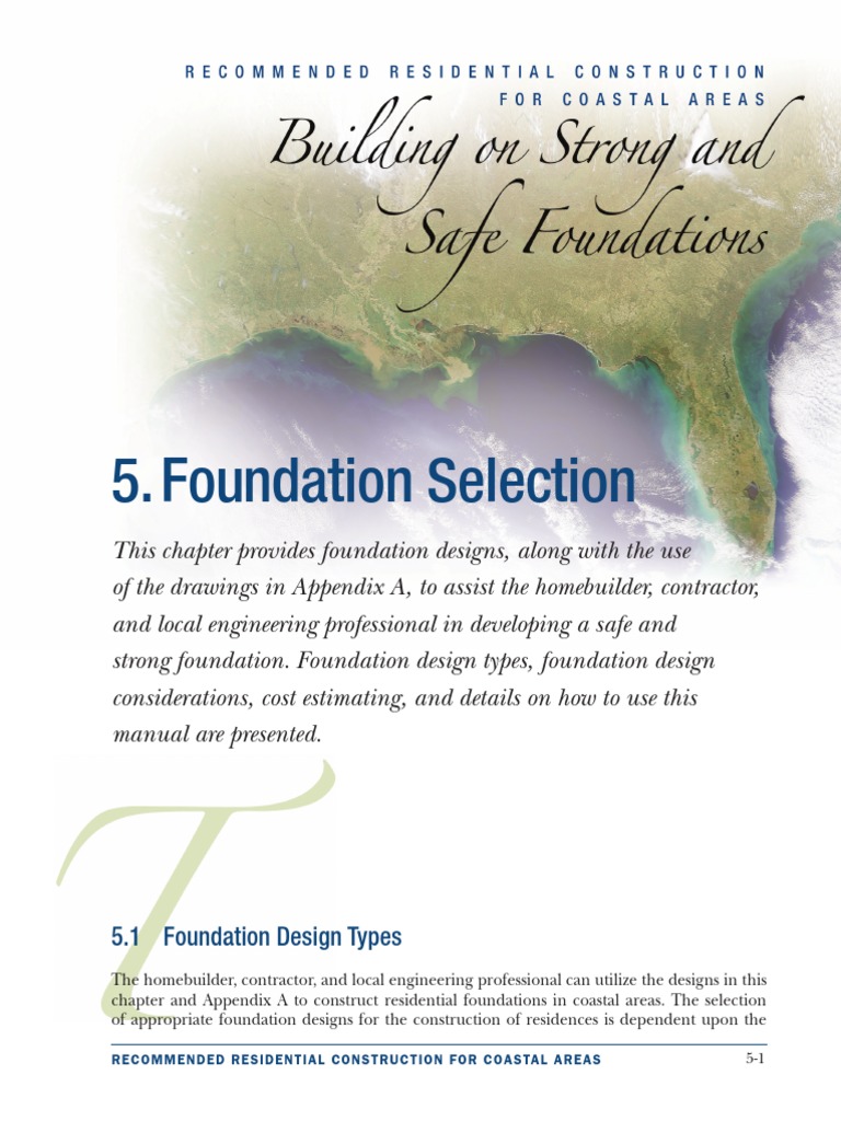 Designing Foundations for Coastal Homes: A Guide to Selecting ...