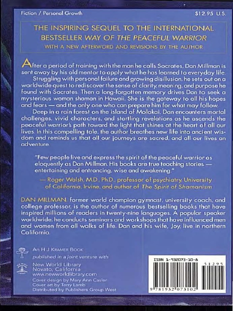 Dan Millman Sacred Journey of The Peaceful Warrior PDF | Download Free ...