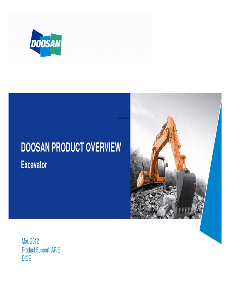 Doosan Products Overview (HEX) | PDF | Pump | Transmission (Mechanics)