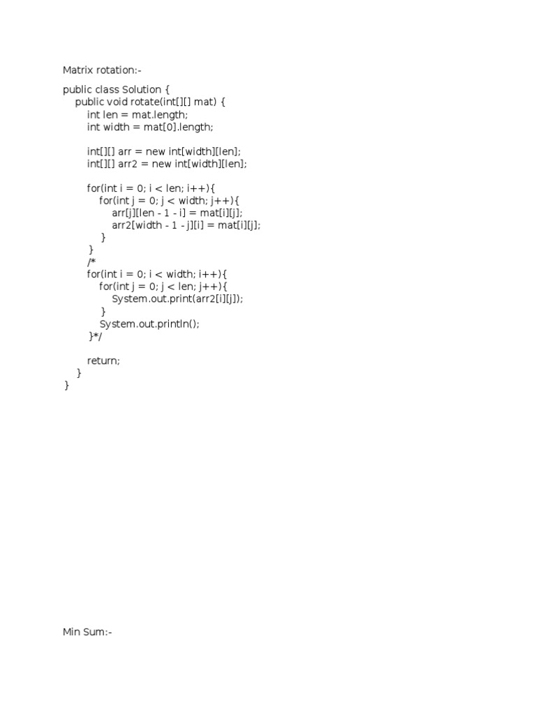 Important Programs | PDF