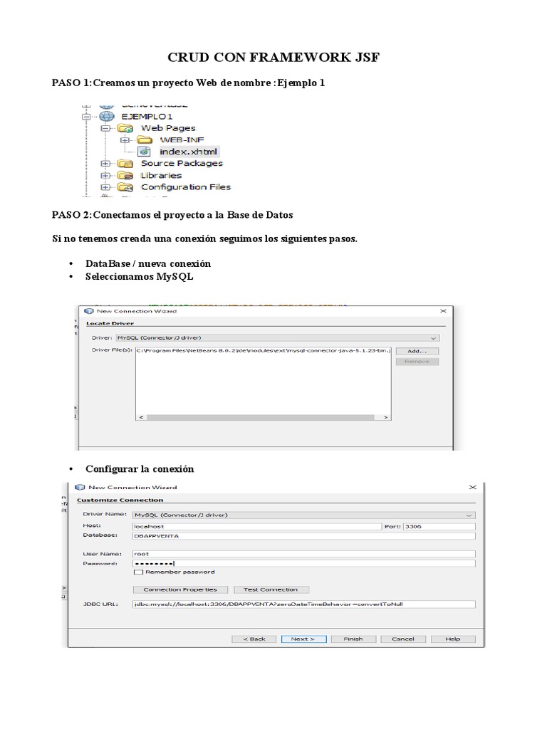 Practica Crud Con JSF | PDF | Archivo de computadora | Java (lenguaje ...