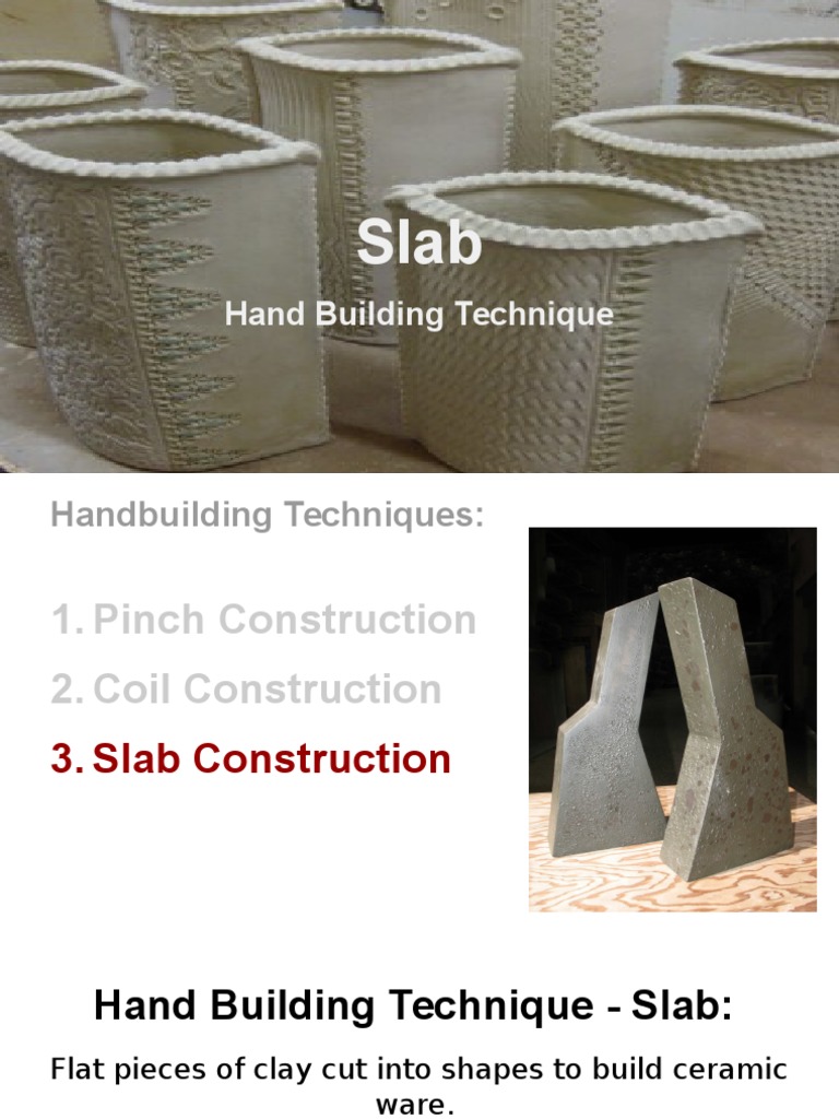 Slab Technique 1 | PDF | Plastic Arts | Ceramics