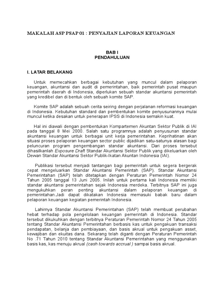 Makalah ASP Psap 01 | PDF