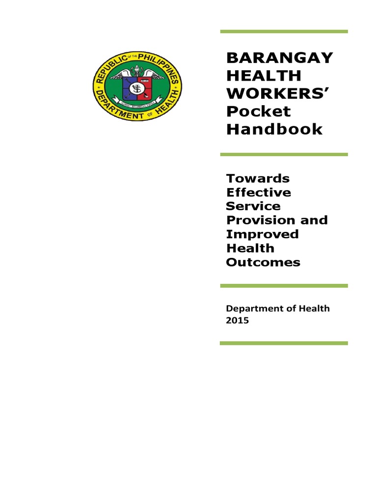 BHW Pocket Handbook | PDF | Hiv/Aids | Sexually Transmitted Infection