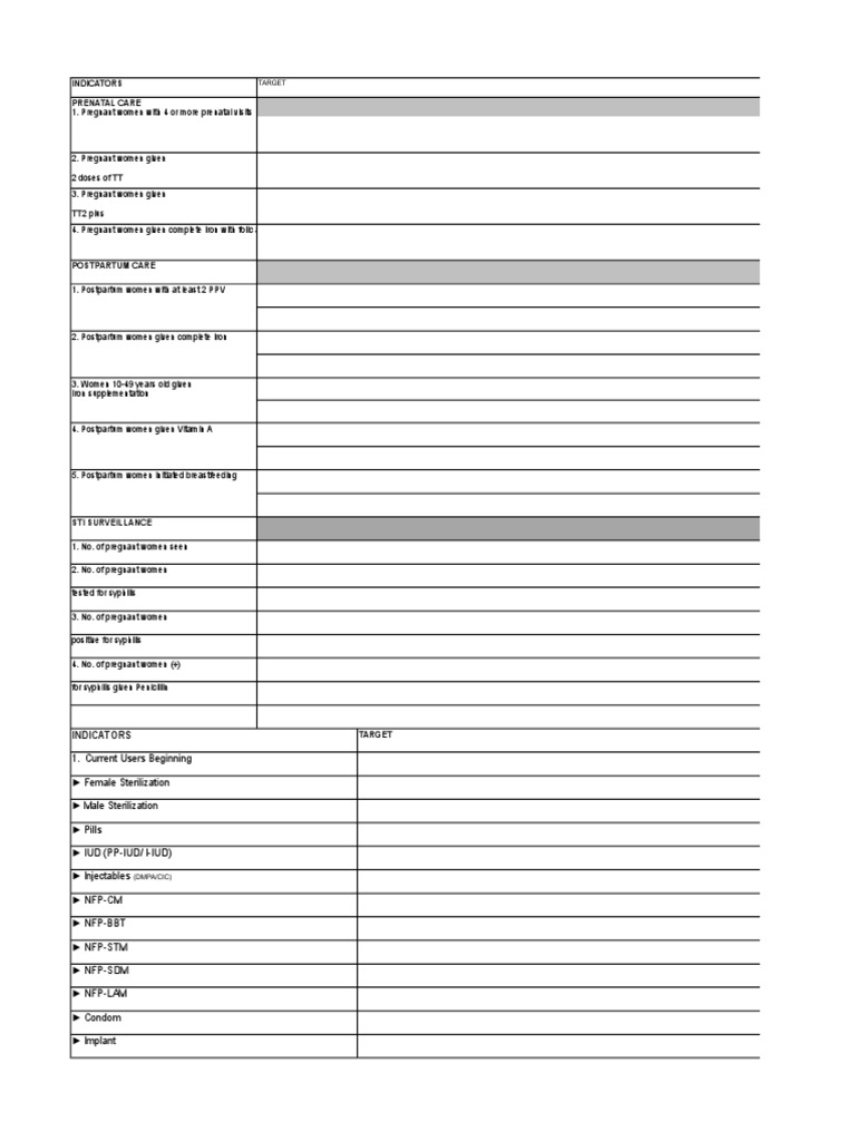 FHSIS Ver2012 Summary Tables | Malaria | Public Health