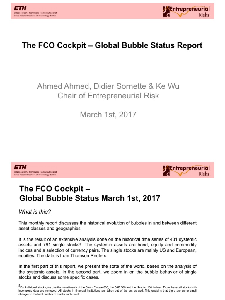 Global Bubble Status Report March 2017 | PDF