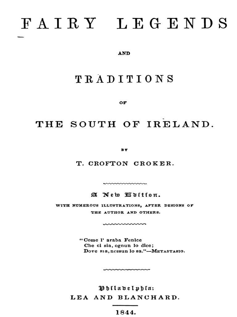Irish Fairy Legends and Traditions | PDF
