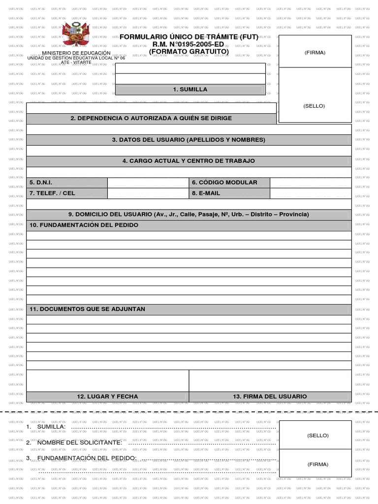 Fut Ugel 06 PDF | PDF