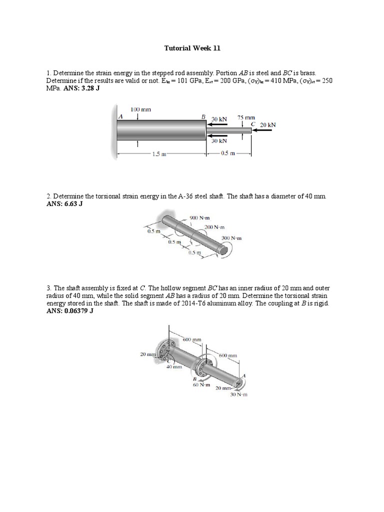 Tutorial Week 11 | PDF