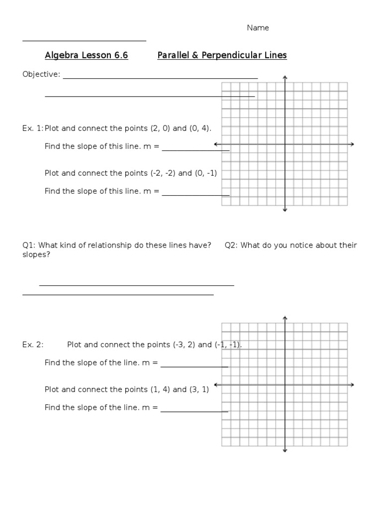 Algebra Lesson 6 6 | PDF
