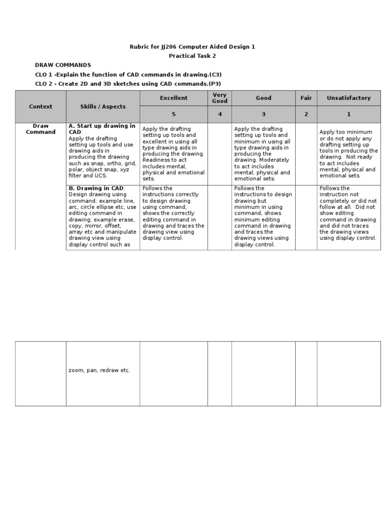 Practical Task (1&2) - Draw Command | PDF | Technical Drawing ...