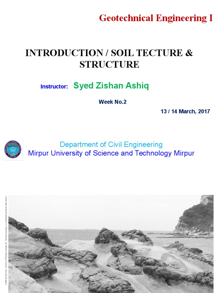 Geotech 1 Lecture 2 Structure | PDF | Sand | Soil