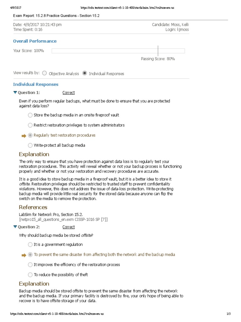 Data Backup Best Practices | PDF | Backup | Computer Data Storage