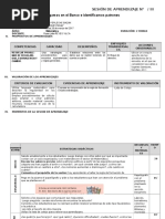 Sesion Completamos Patrones Numéricos | PDF | Plan de estudios | Aprendizaje