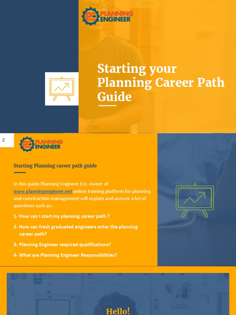 Starting Planning Career Path Guide | PDF | Engineer | Project Management