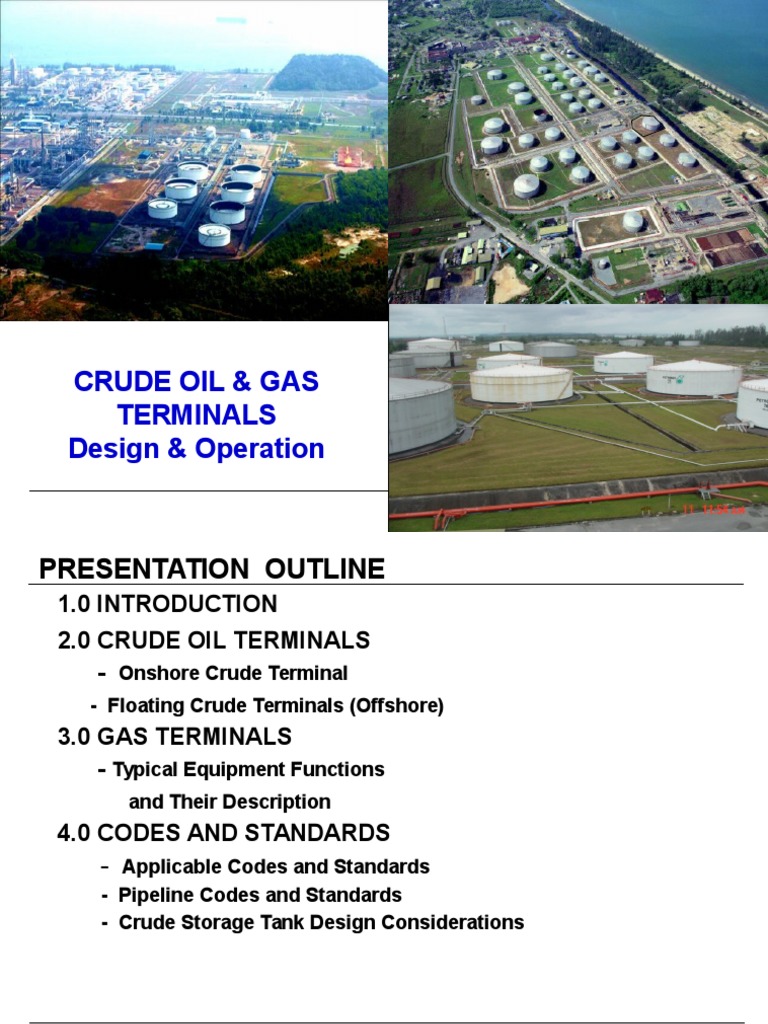 Crude Oil and Gas Terminal Operations | PDF | Petroleum | Natural Gas ...