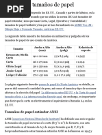 Dimensiones de Tamaños de Papel A - A0, A1, A2, A3, A4, A5, A6, A7, A8, A9, A10 - en Pulgadas y ...