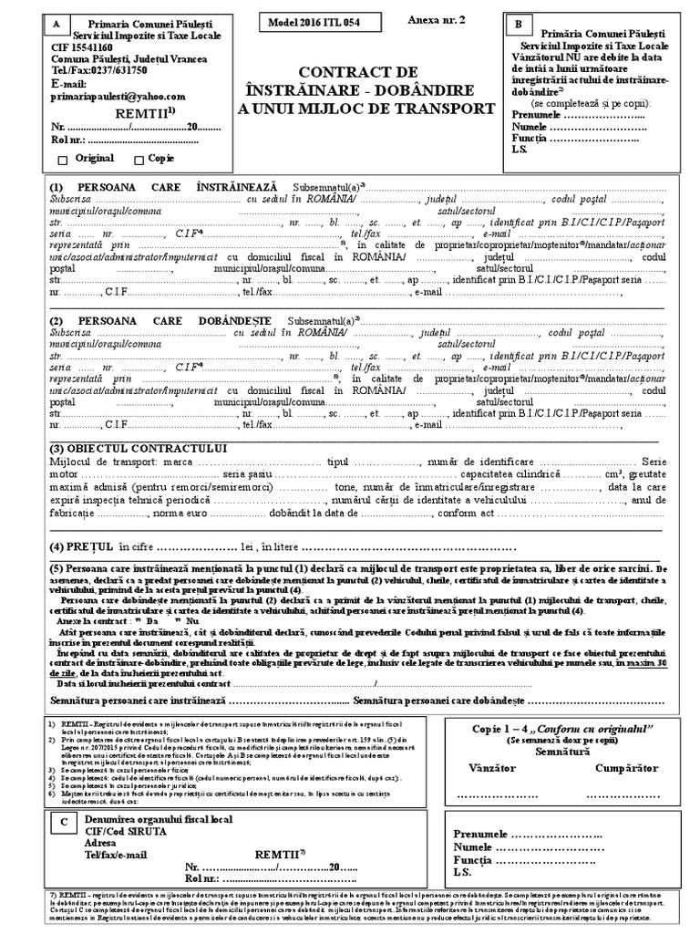 Model 2016 ITL 054 | PDF