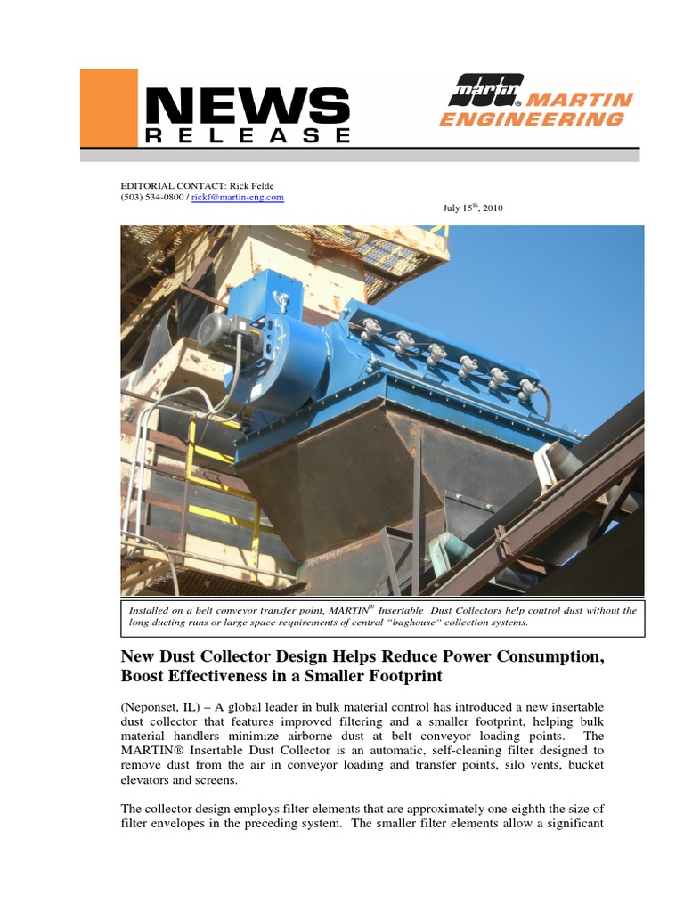 Insertable Dust Collectors NR.01B2 WEB PDF | PDF | Dust | Energy And ...