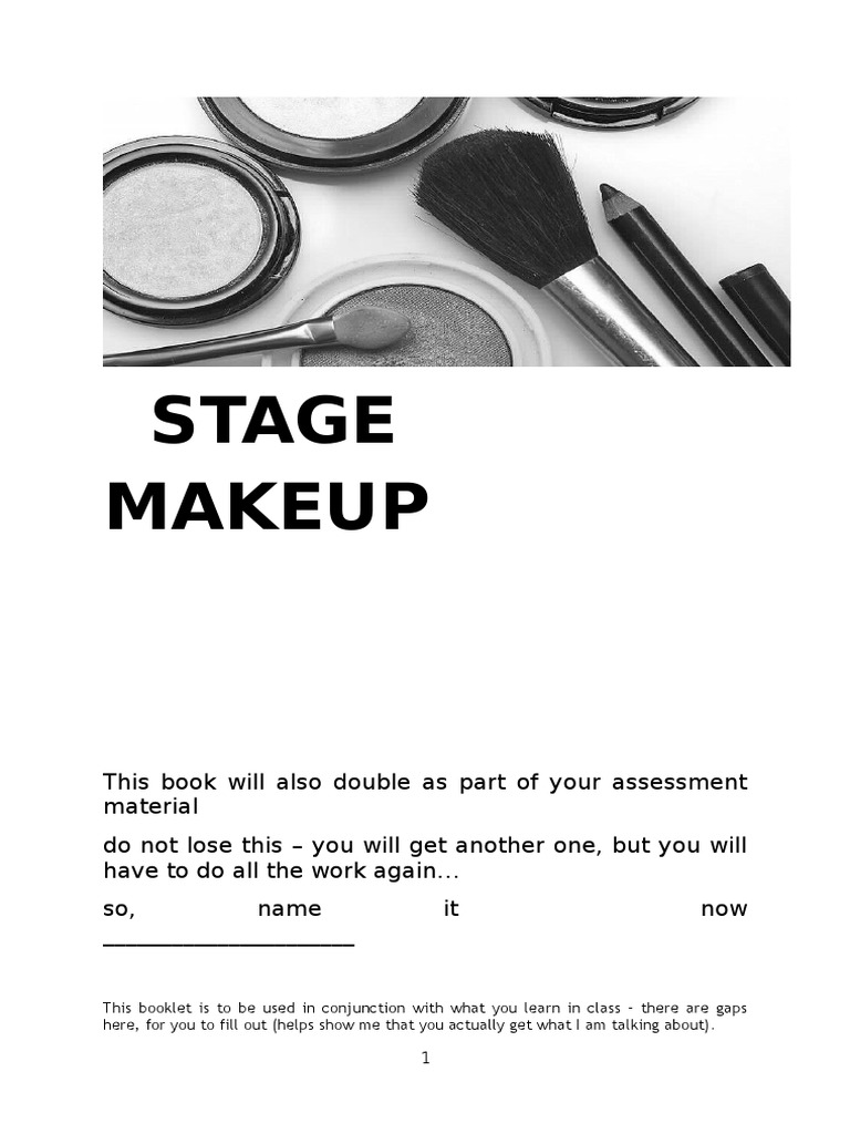 Old Age Makeup Techniques for Theatre | PDF | Educational Assessment ...