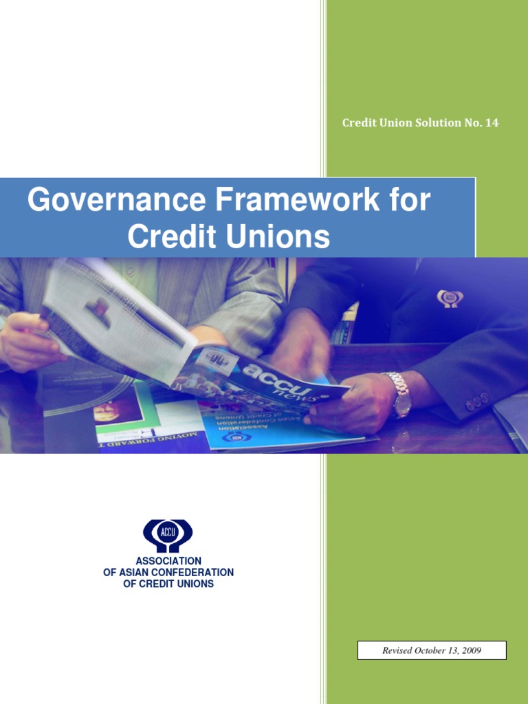 Governance Framework For Credit Unions Version October 13 2009 ...