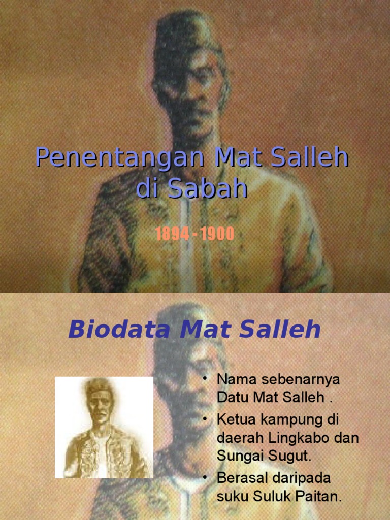 Penentangan Mat Salleh Di Sabah Pdf