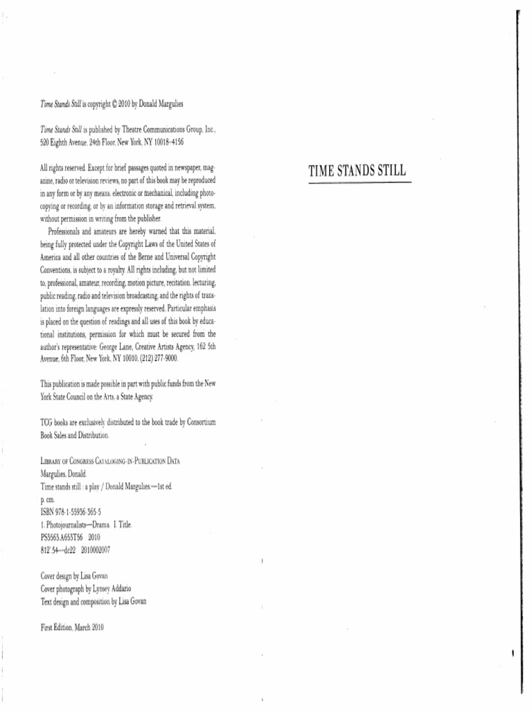 Time Stands Still | PDF