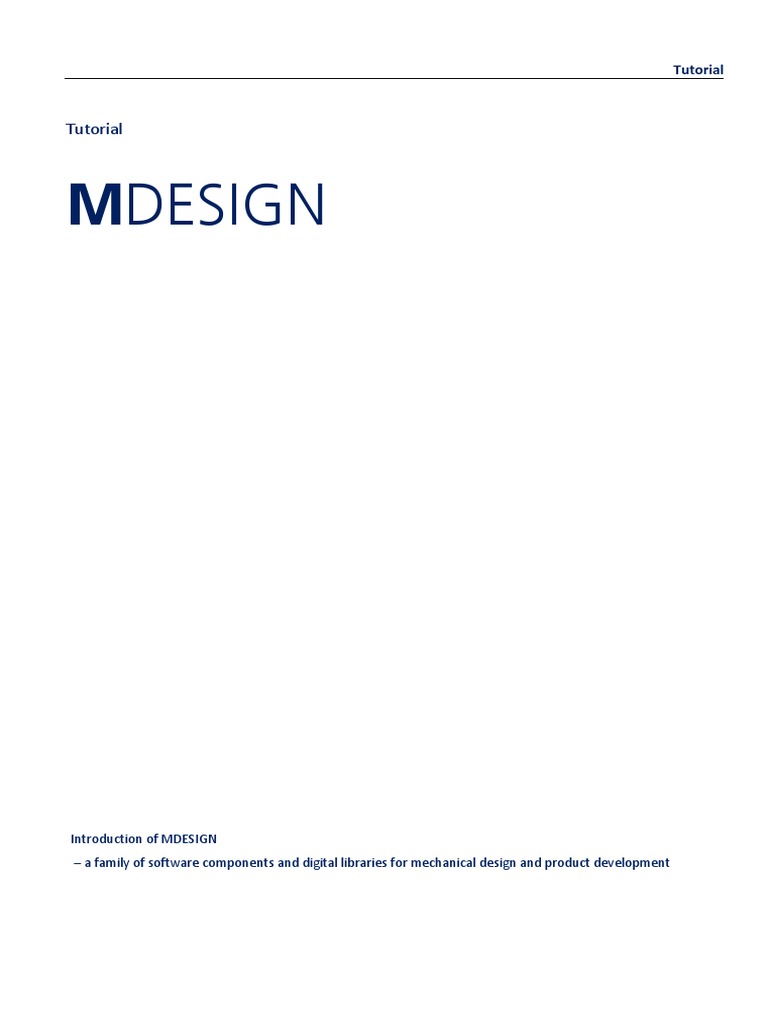 Mdesign Tutorial | PDF | Gear | Page Layout