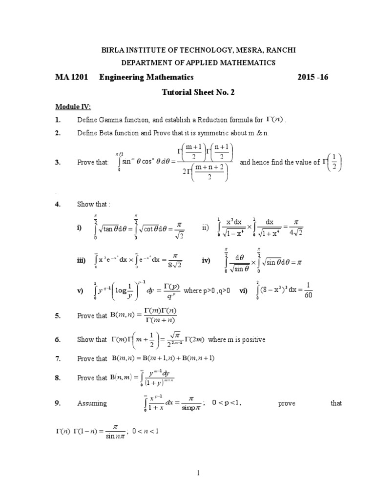 Maths Tutorial 2 | PDF | Curvature | Trigonometric Functions