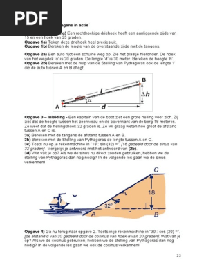 Stelling Van Pythagoras Werkblad Pdf