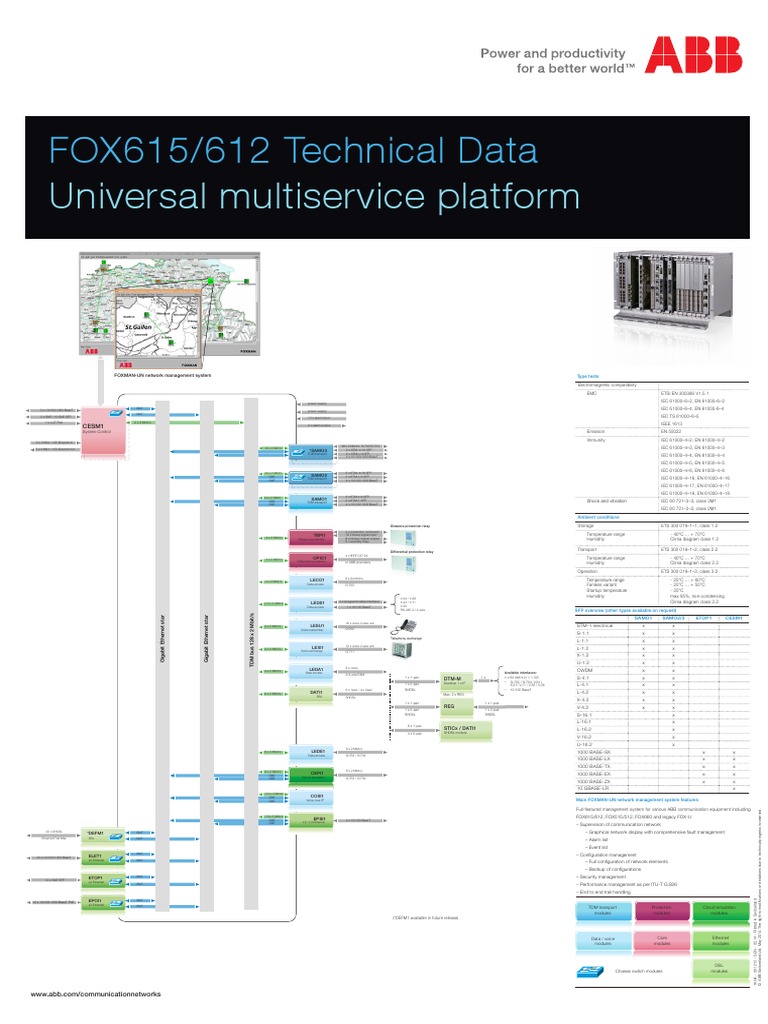 FOX615-612 Overview July 2015 | PDF | Telecommunications Equipment ...