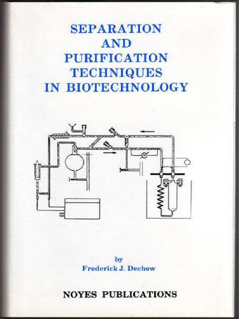 Book-Separation and Purification Techniques in Biotechnology PDF | PDF ...