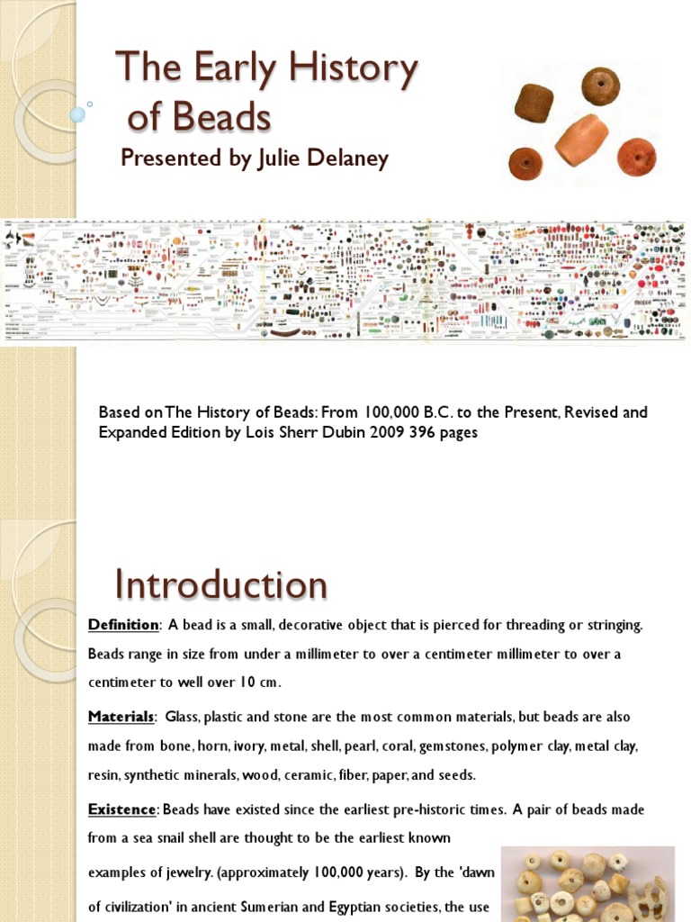 History of Beads | PDF | Bead | Decorative Arts