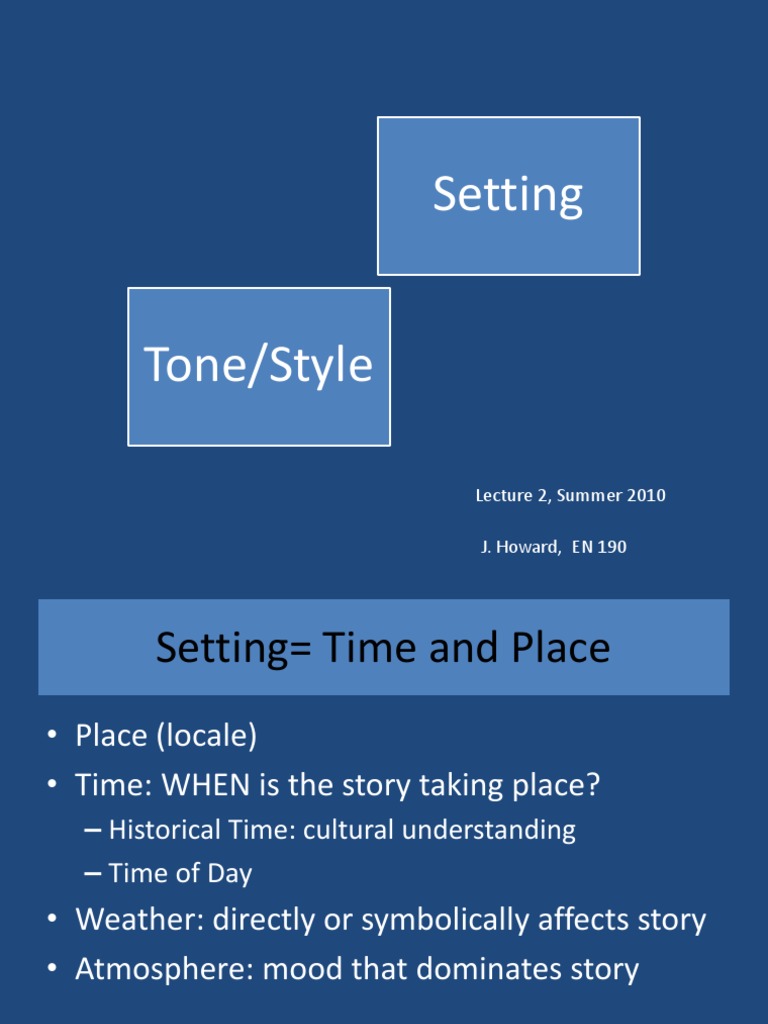 Analyzing Setting and Style in Literature | PDF