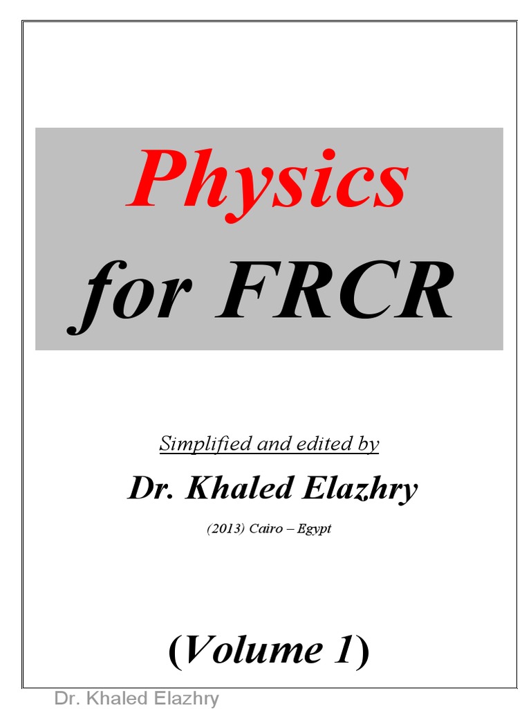 Phys-FRCR Vol 1 | PDF | Vacuum Tube | Attenuation