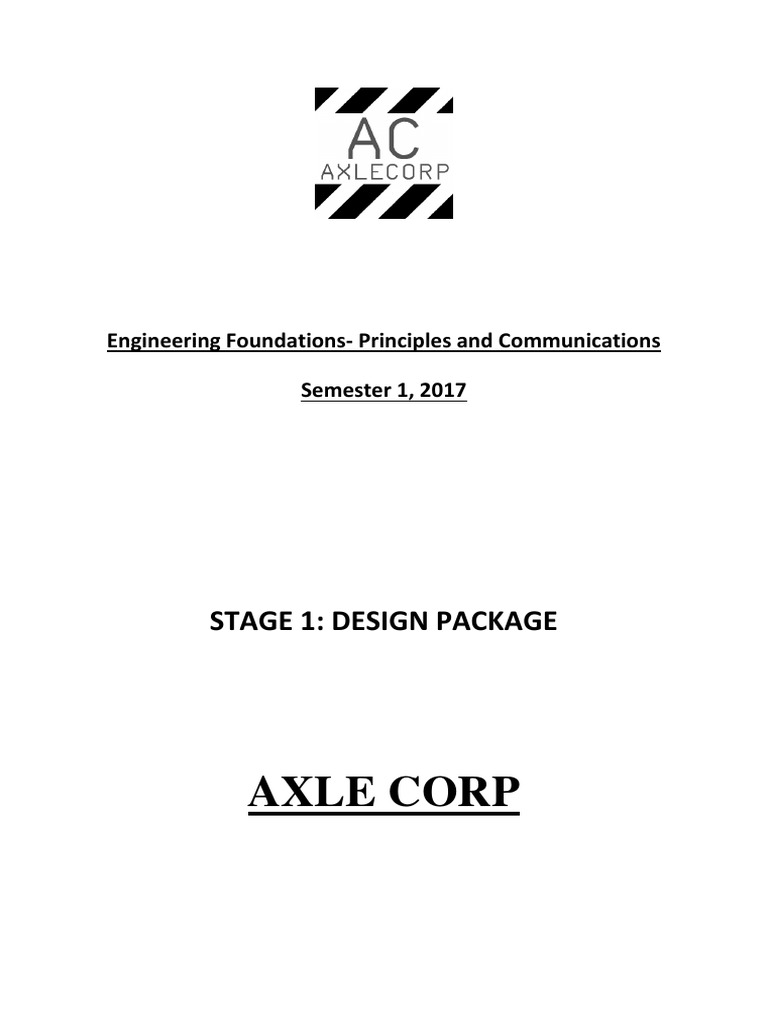 Stage 1 Design Package 5d | PDF | Risk | Risk Management