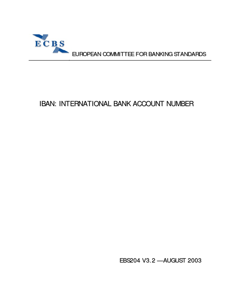 Understanding the IBAN Standard | PDF | Banking | Computing And ...