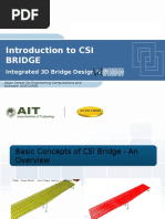 CSiBridge Installation & Tutorials Guide | PDF | Beam (Structure) | Bridge