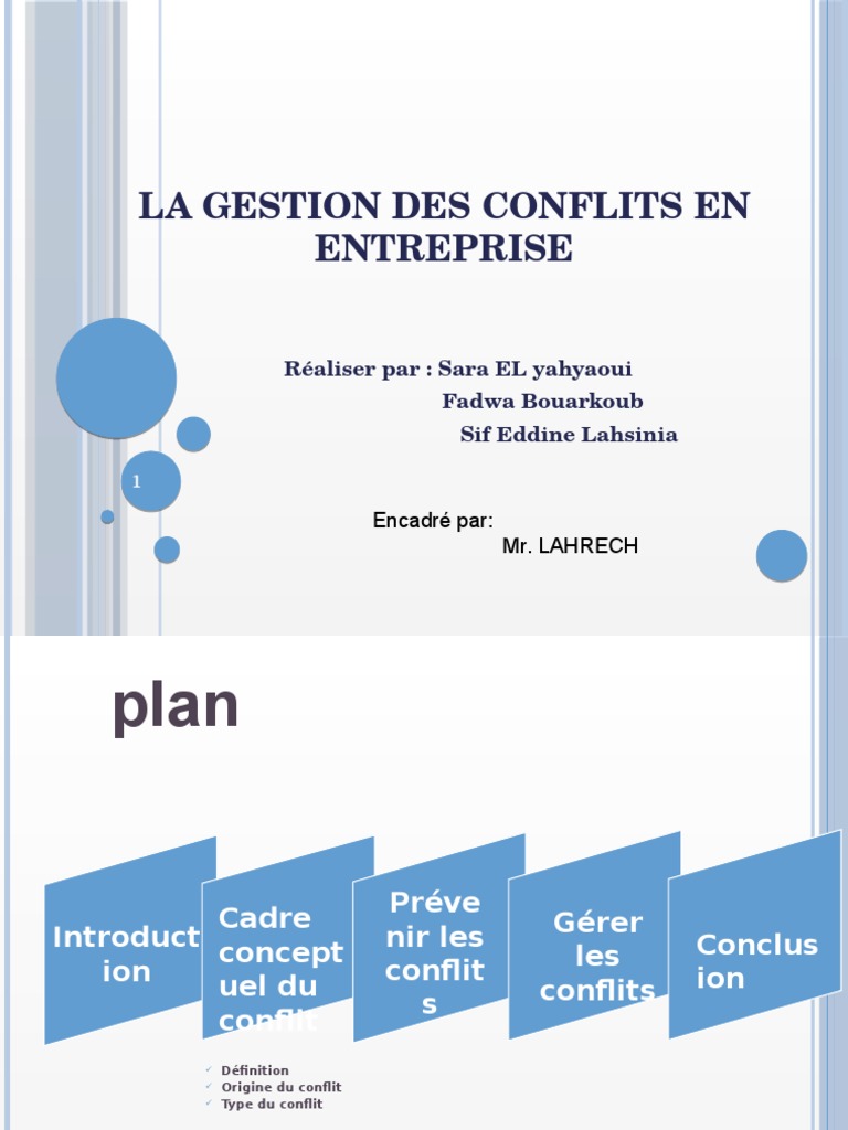 Gestion Des Conflits | PDF | Psychologie | Science
