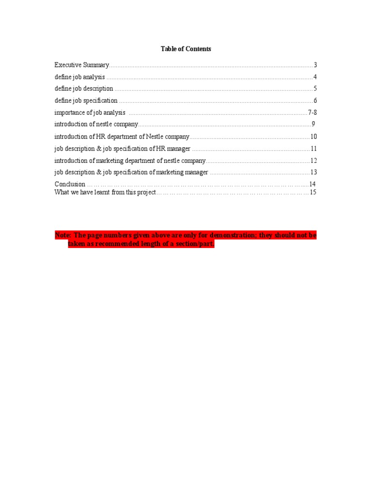 HRM Project Format | Download Free PDF | Human Resource Management ...