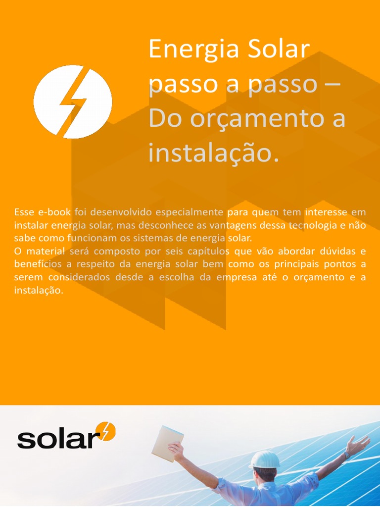 (Portal Solar) E-Book | PDF | Energia solar | Célula solar