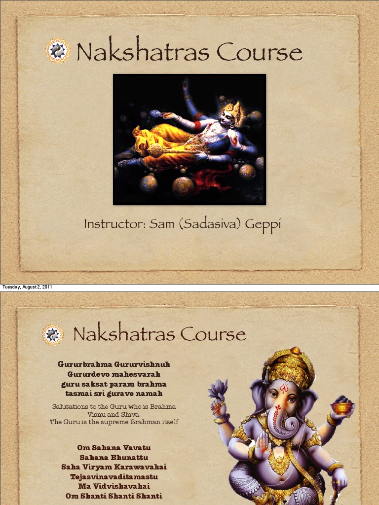 Nakshatra PDF | PDF | Astrological Sign | Planets In Astrology