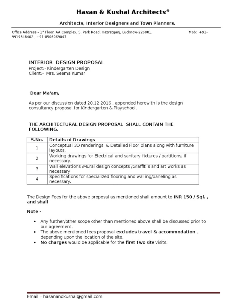 Proposal - Interior Design | PDF