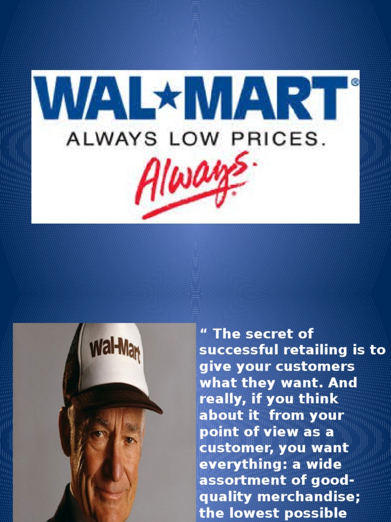 Strategic Plan Walmart | Download Free PDF | Walmart | Retail