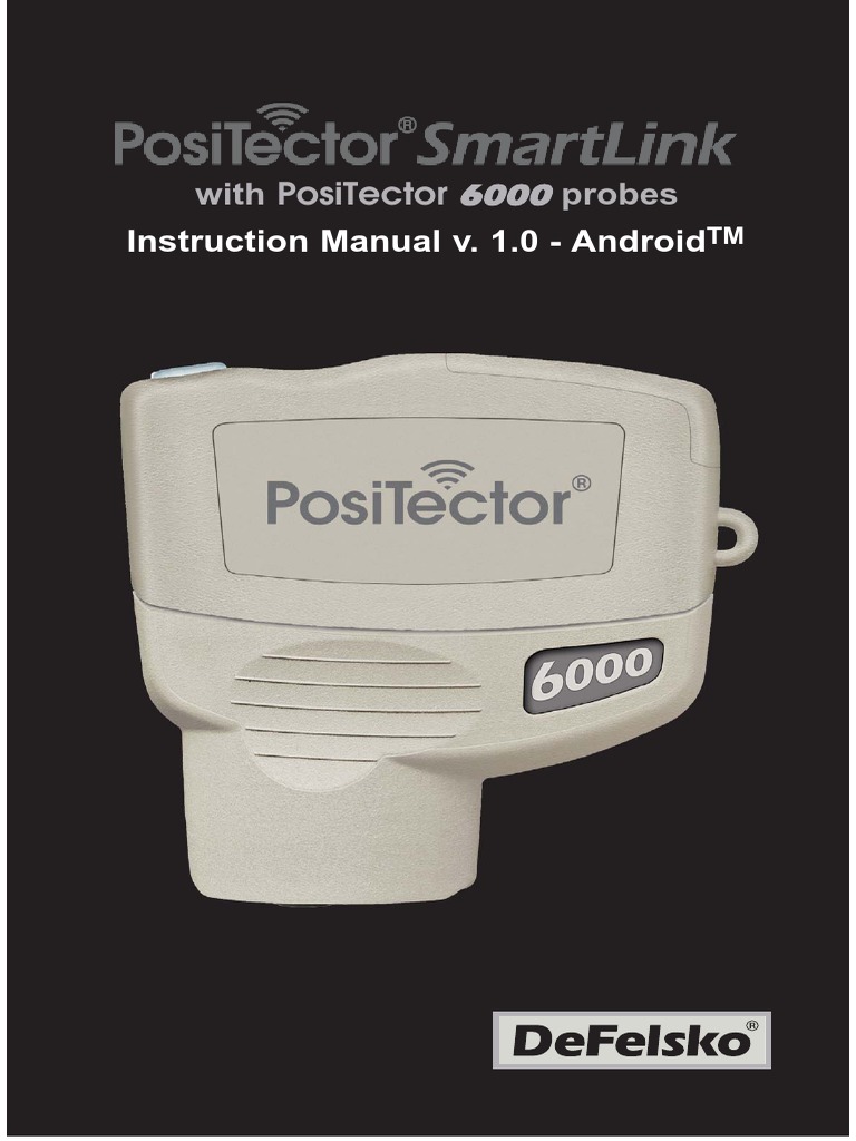 SmartLink Android Manual v1.0 For PosiTector 6000 | PDF | Calibration ...