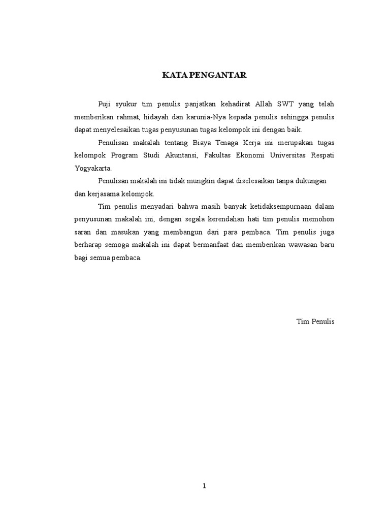 Paper Akuntansi Biaya | PDF