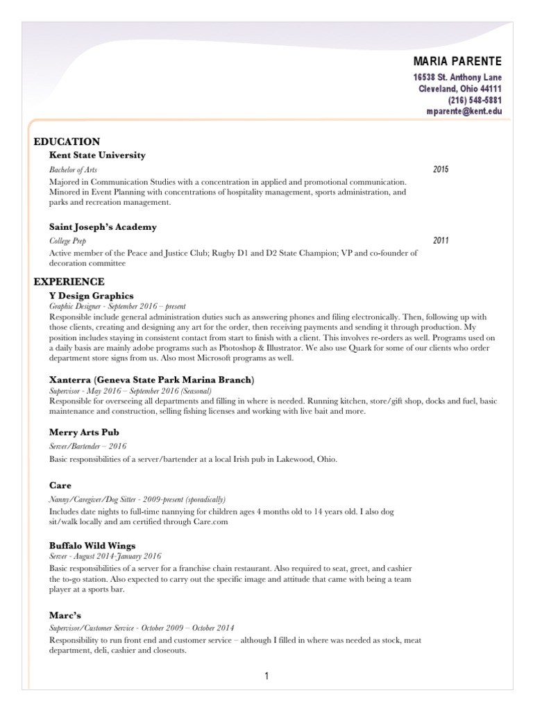 MP Resume | PDF | Internship | Job Hunting