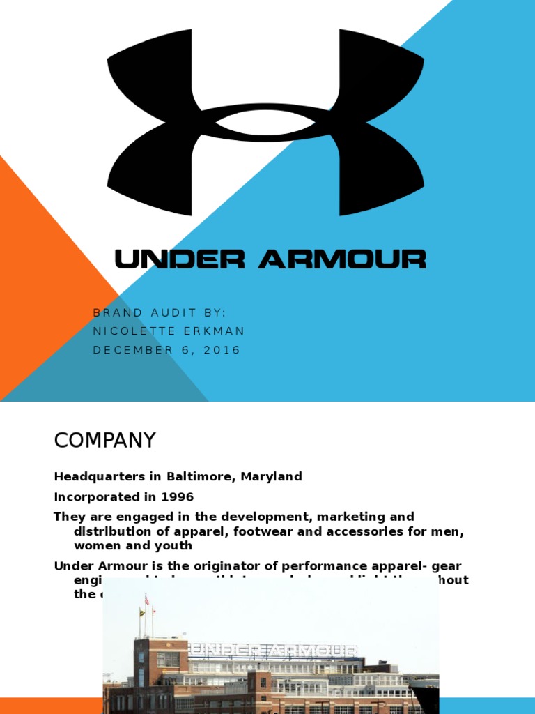 Under Armour Brand Audit | PDF | Brand | Clothing