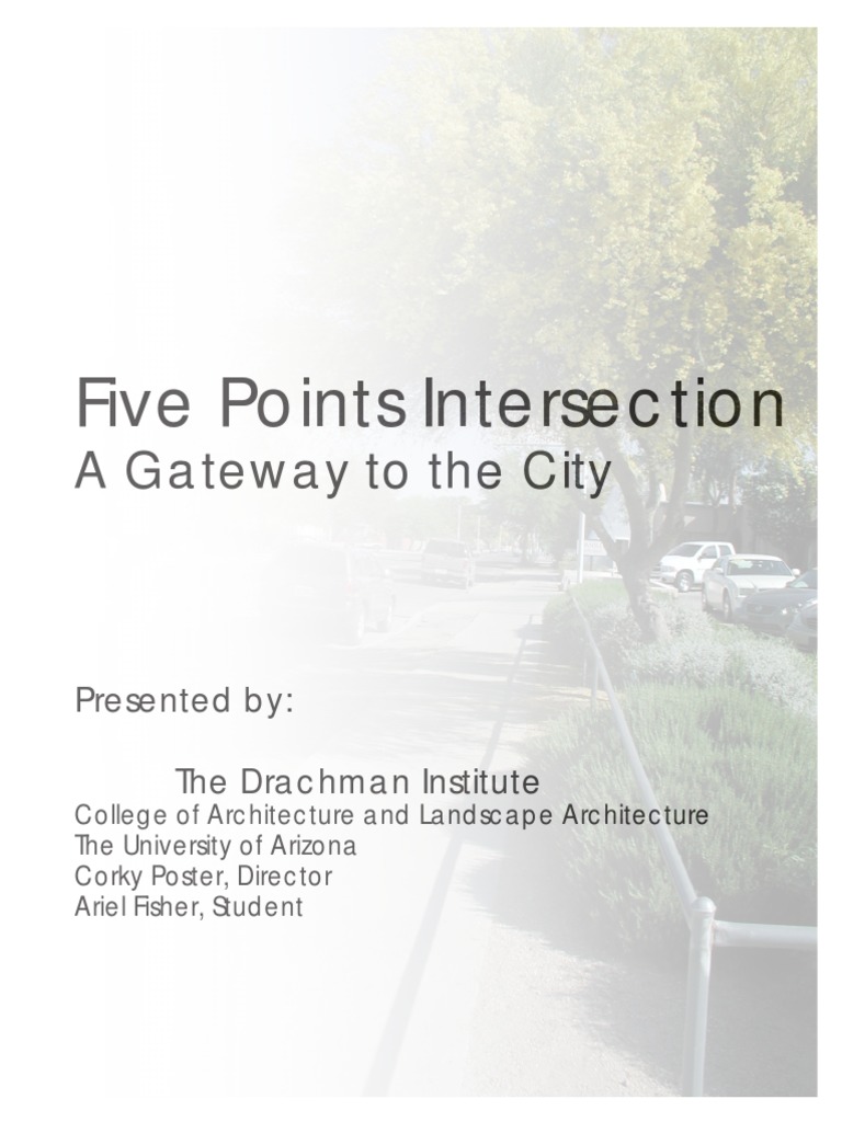 Five Points Intersection: A Gateway To The City | PDF
